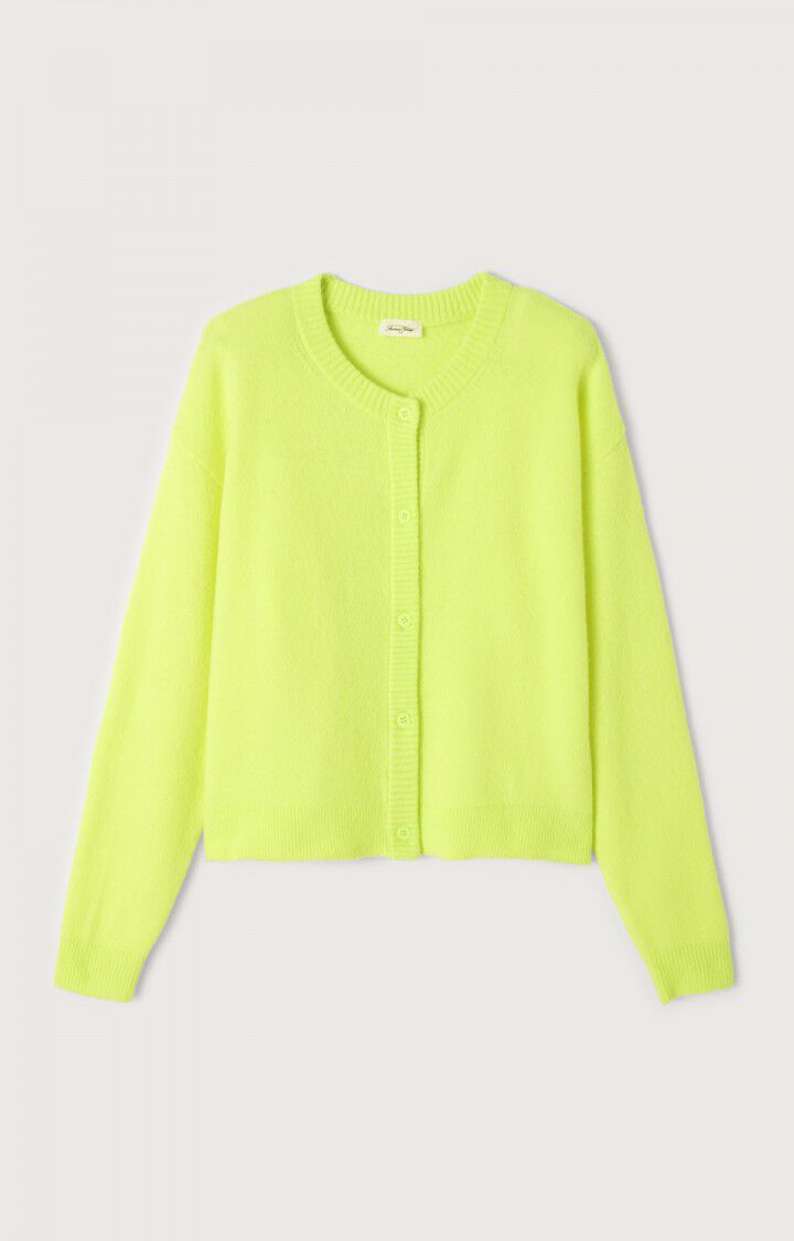 Women's cardigan Damsville - NEON YELLOW 55 Long sleeve Yellow - E25 ...