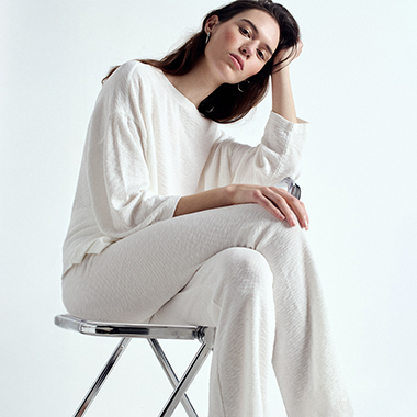 Damen-T-Shirt Massachusetts - WEISS 77 Lange Ärmel Weiß - E26 ...